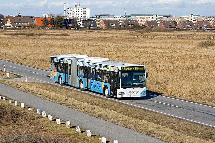 Sylt: Die SVG beschafft zum Sommerfahrplan 2011 drei neue Gelenkbusse ...