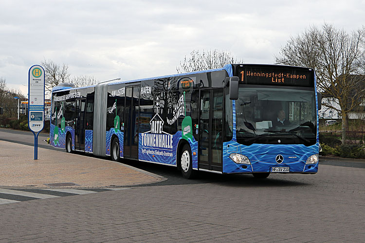 Sylt: Drei Fotos von der SVG-Linie 2 - >>> Regensburger Busse