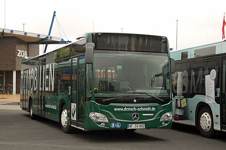 SVG Sylt. Der erste der beiden neuen Busse stand heute Abend auf dem ...