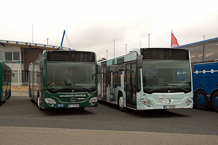 SVG Sylt. Der erste der beiden neuen Busse stand heute Abend auf dem ...